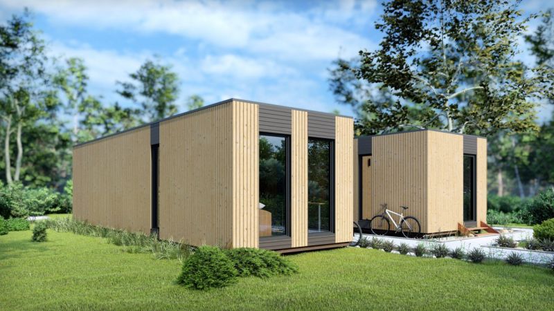 Modulopbygget hus